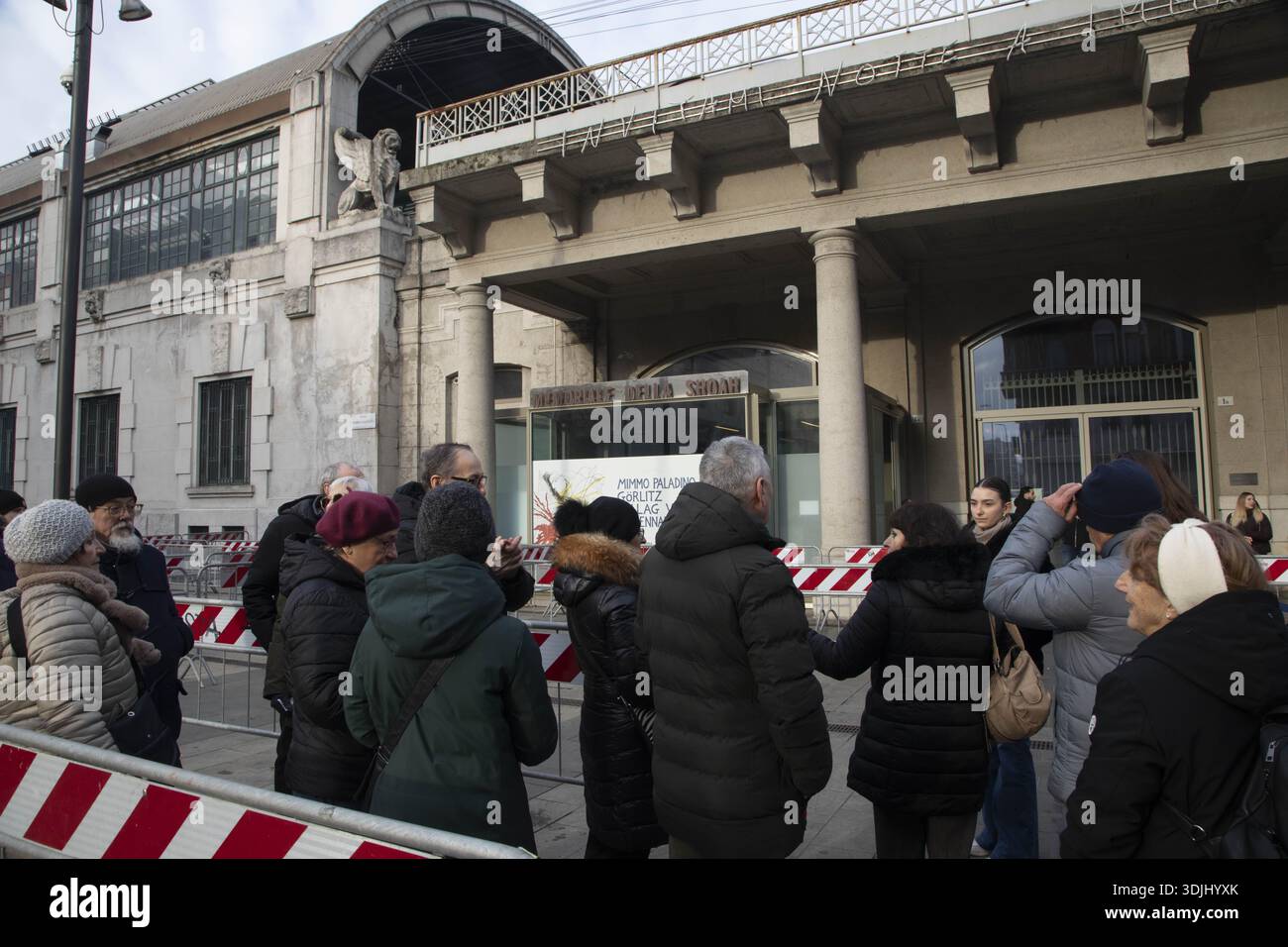 Milan, Shoah Memorial. As part of the "Milan is Memory" program, a ...