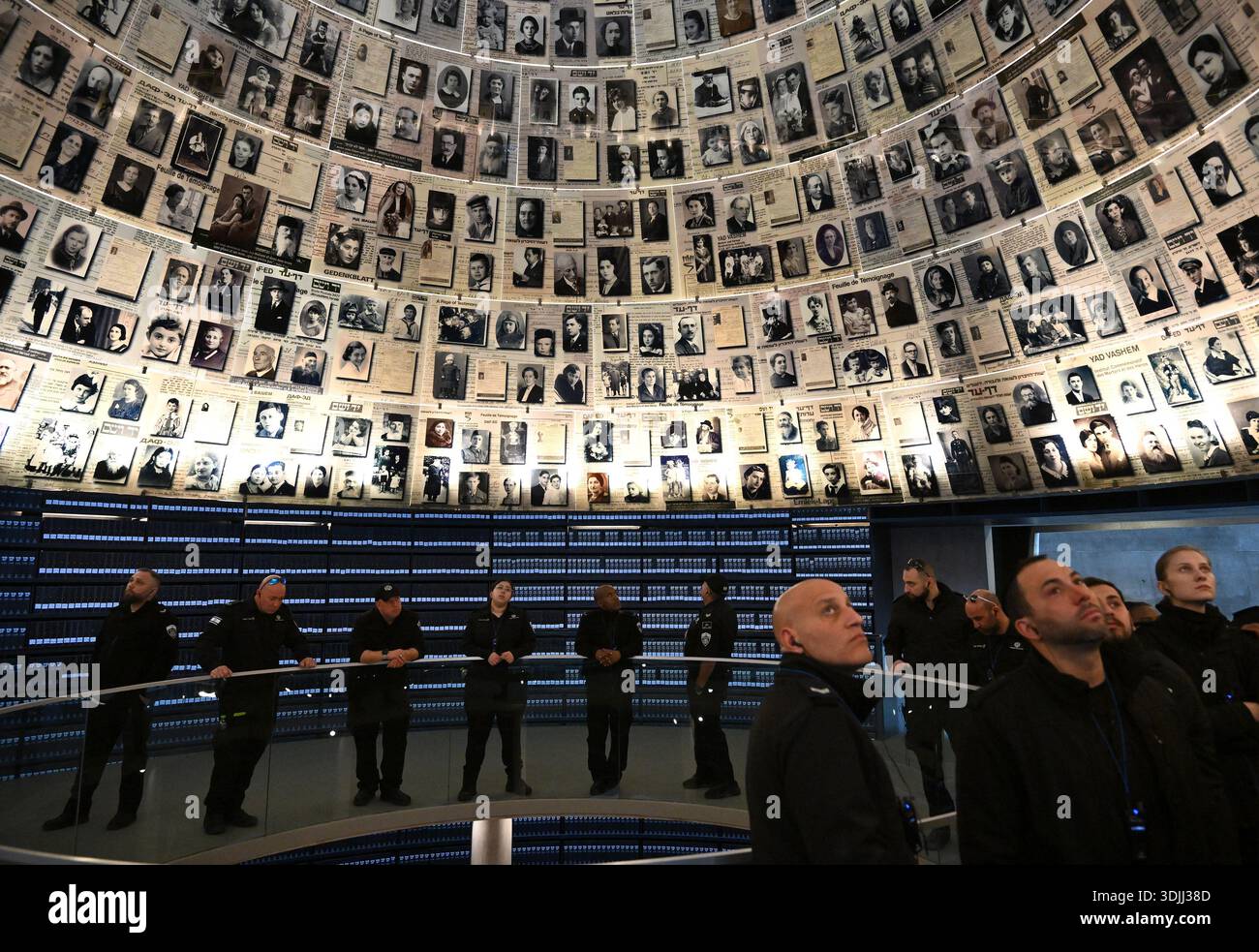 Jerusalem, Israel. 27th Jan, 2026. Israeli police visit the Hall of ...