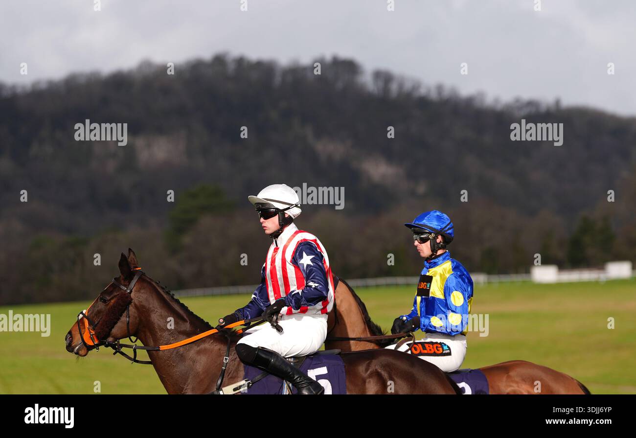 Only One Blue ridden by Freddie Mitchell (left) and Jedhi Knight ridden ...