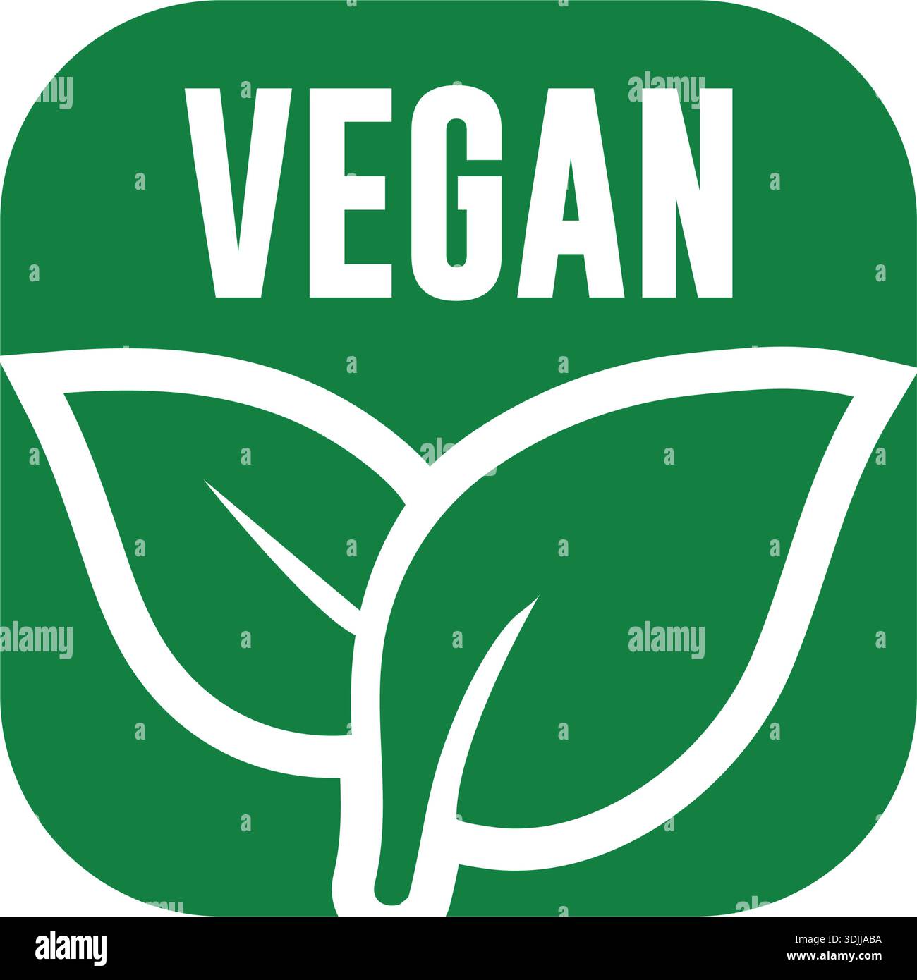 Vegan and 100% Vegan Food Labels and Badges Vector Set – Plant-Based ...