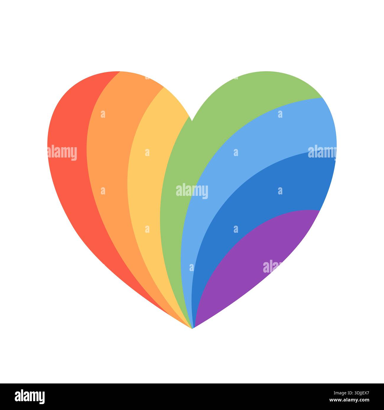 Peace symbol rainbow flat Stock Vector Images - Alamy