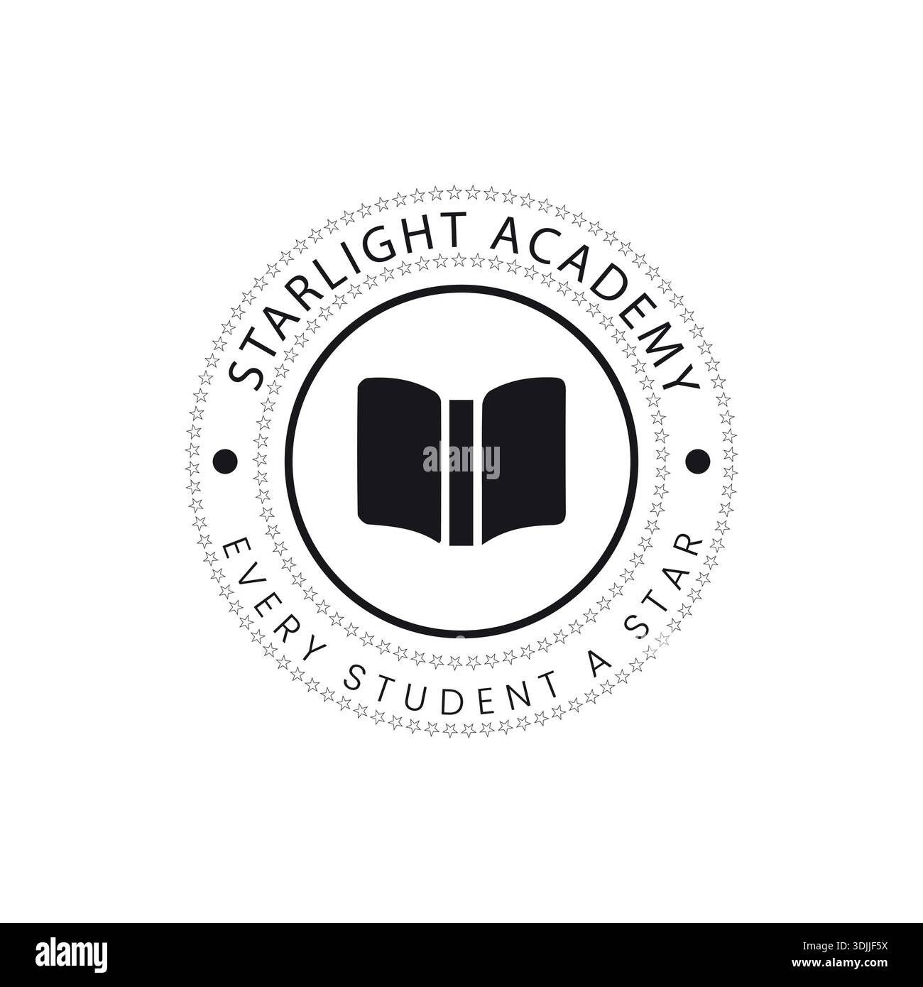 Academic logo design graduation Black and White Stock Photos & Images ...