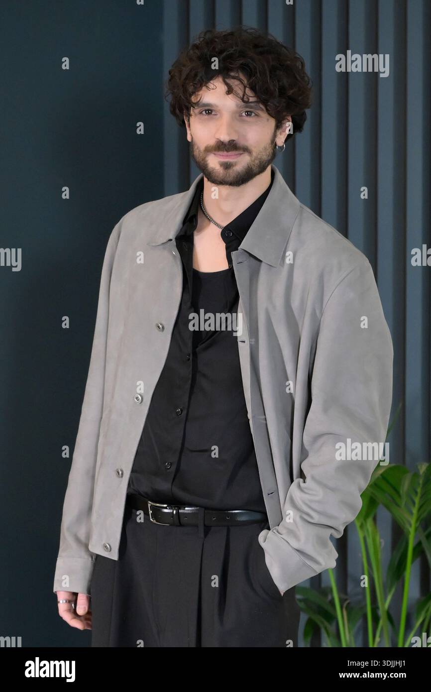 Giacomo Stallone attends the photocall of Rai tv series L'invisibile-La ...
