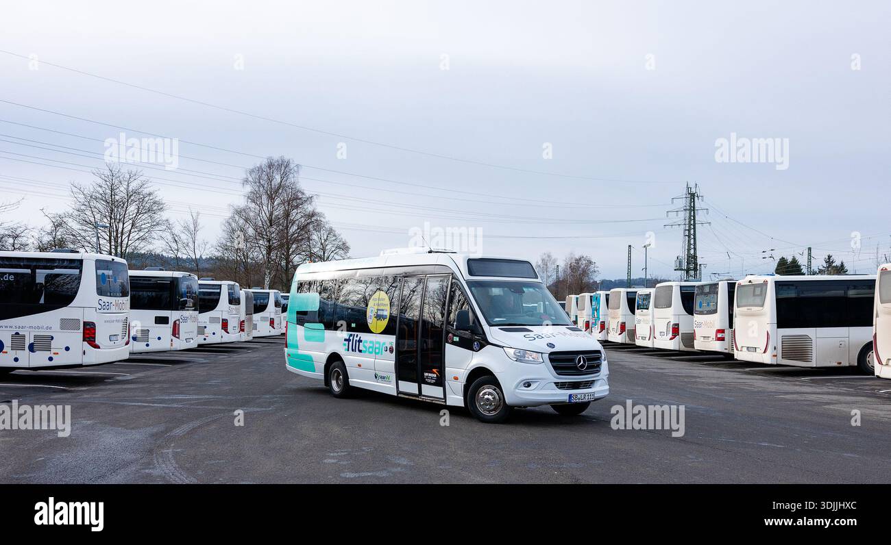 PRODUCTION - 27 January 2026, Saarland, Sankt Wendel: One of the ...
