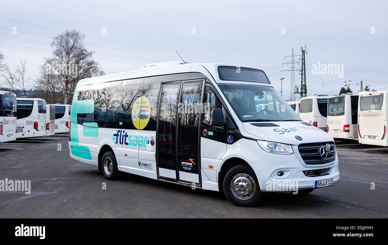 PRODUCTION - 27 January 2026, Saarland, Sankt Wendel: One of the ...