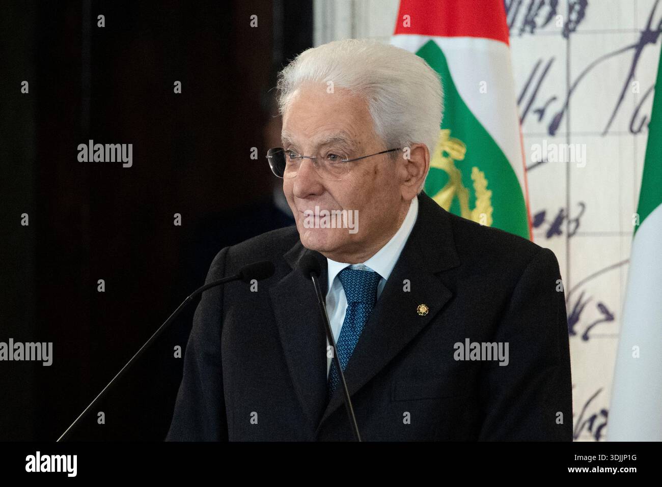 Rome, Italy. 27th january 2026. Sergio Mattarella, President of the ...