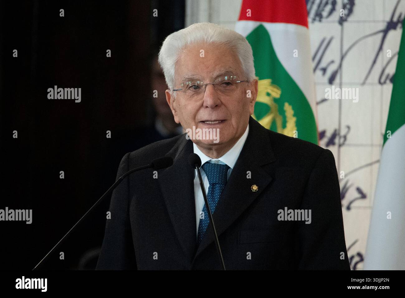 Rome, Italy. 27th january 2026. Sergio Mattarella, President of the ...