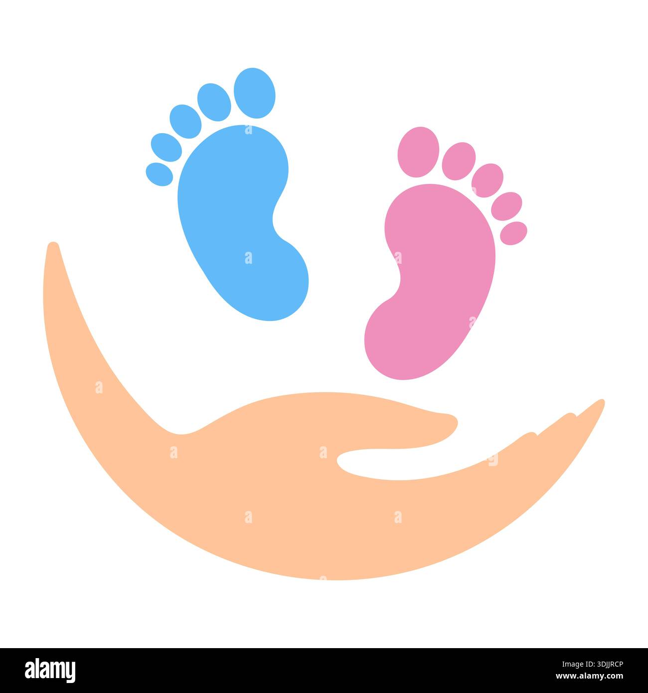 Barefoot kid girl Stock Vector Images - Alamy