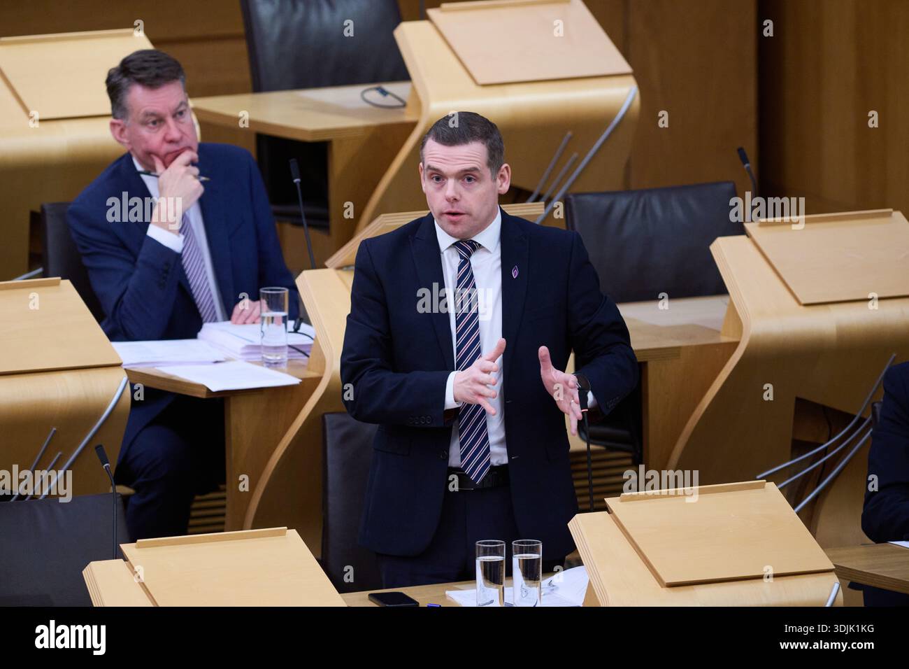 Edinburgh Scotland, UK 27 January 2026. Douglas Ross MSP at the ...