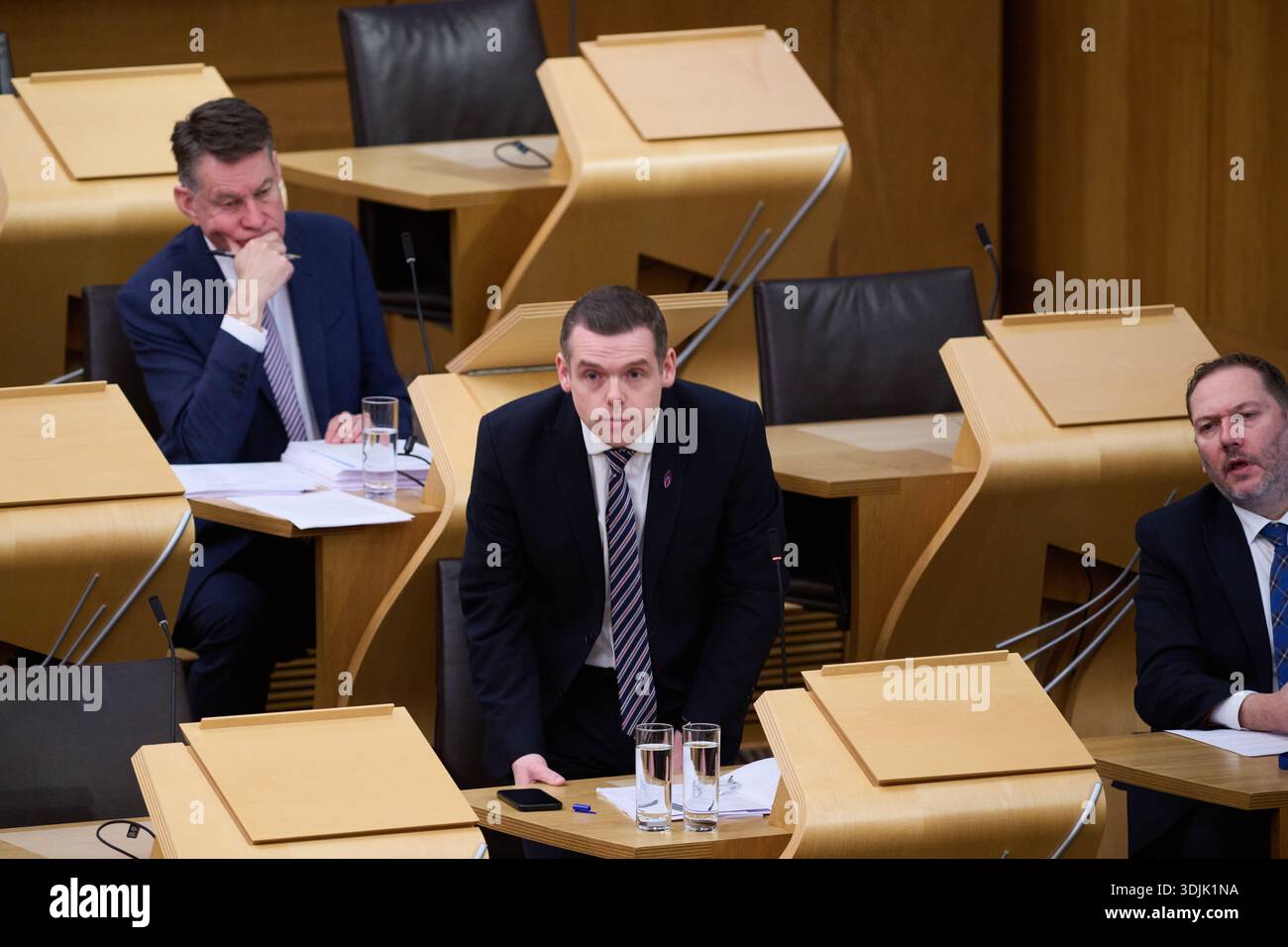 Edinburgh Scotland, UK 27 January 2026. Douglas Ross MSP at the ...