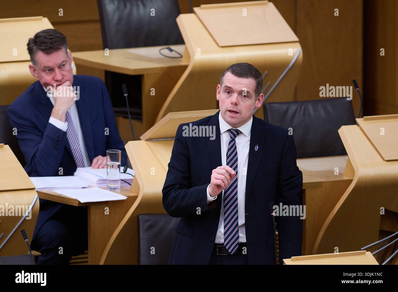 Edinburgh Scotland, UK 27 January 2026. Douglas Ross MSP at the ...