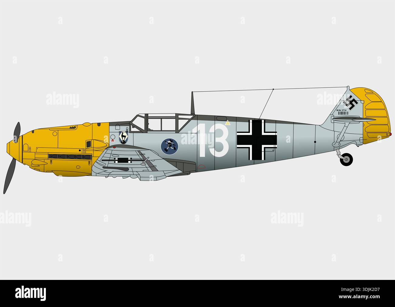 Messerschmitt bf 109 aircraft hi-res stock photography and images - Alamy