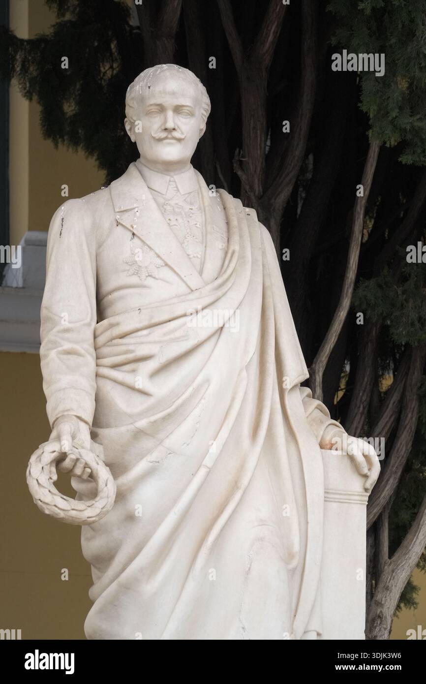Greek philanthropist sculpture hi-res stock photography and images - Alamy