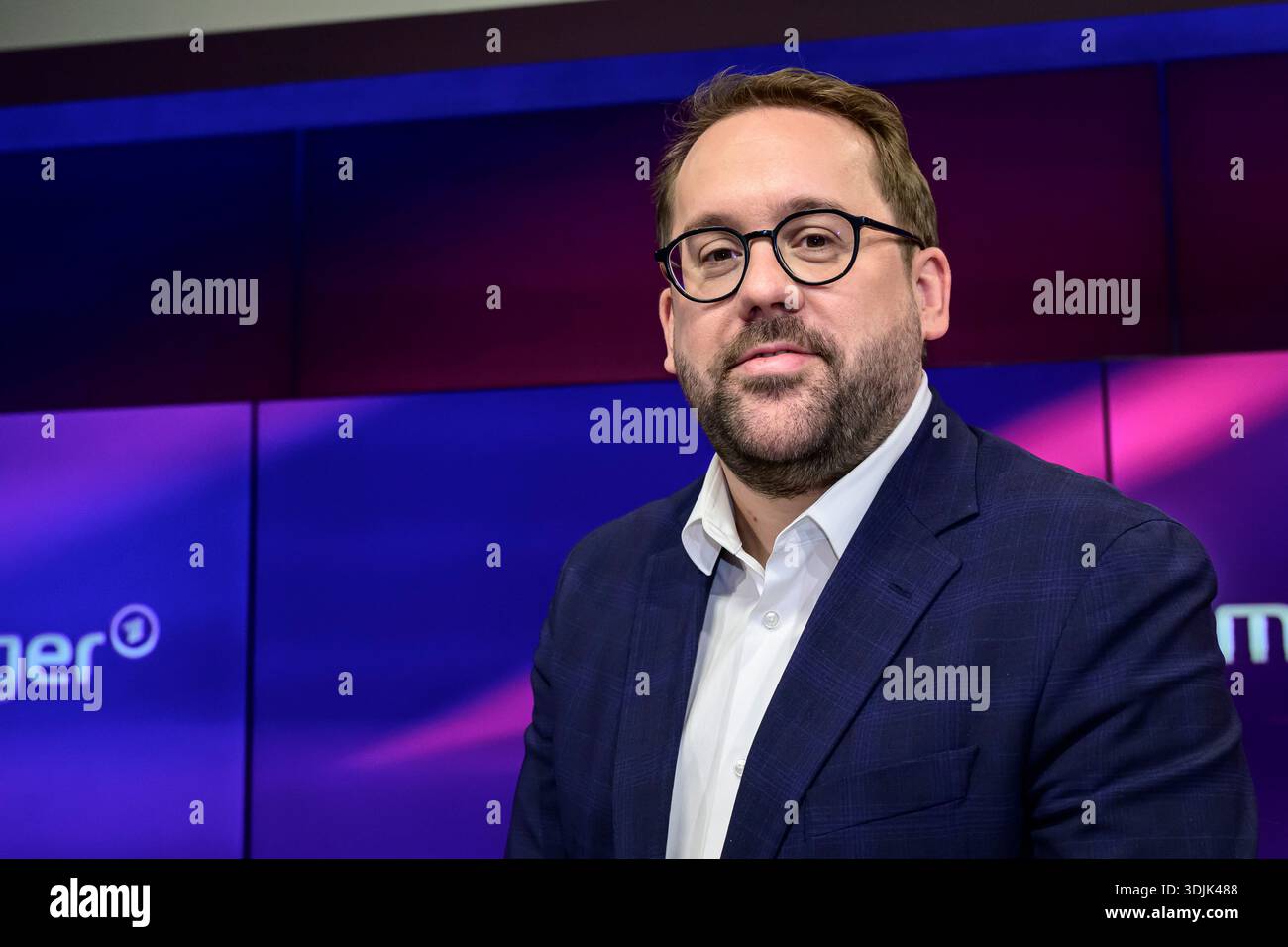 GER, Berlin, studio, guest on - maischberger, political talk show, TV ...