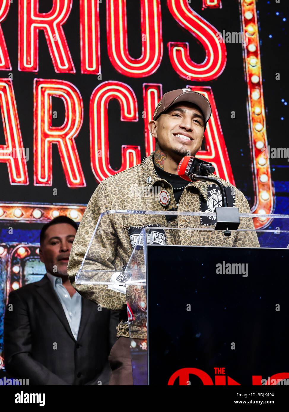 WBC Welterweight boxing champion Mario Barrios and challenger Ryan ...