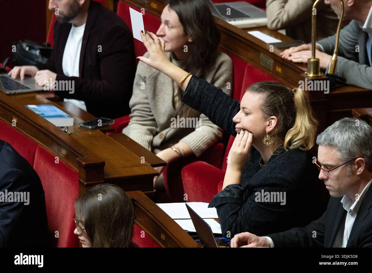 Paris, France. 27th Jan, 2026. French deputy and President of La France ...