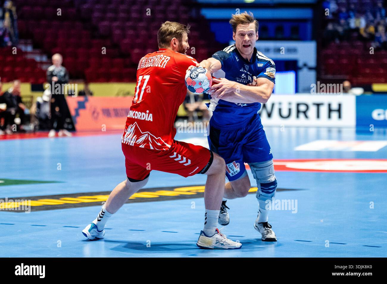 Malmo, Sweden. 27th of January, 2026. Janus Dadi Smarason (3) of ...