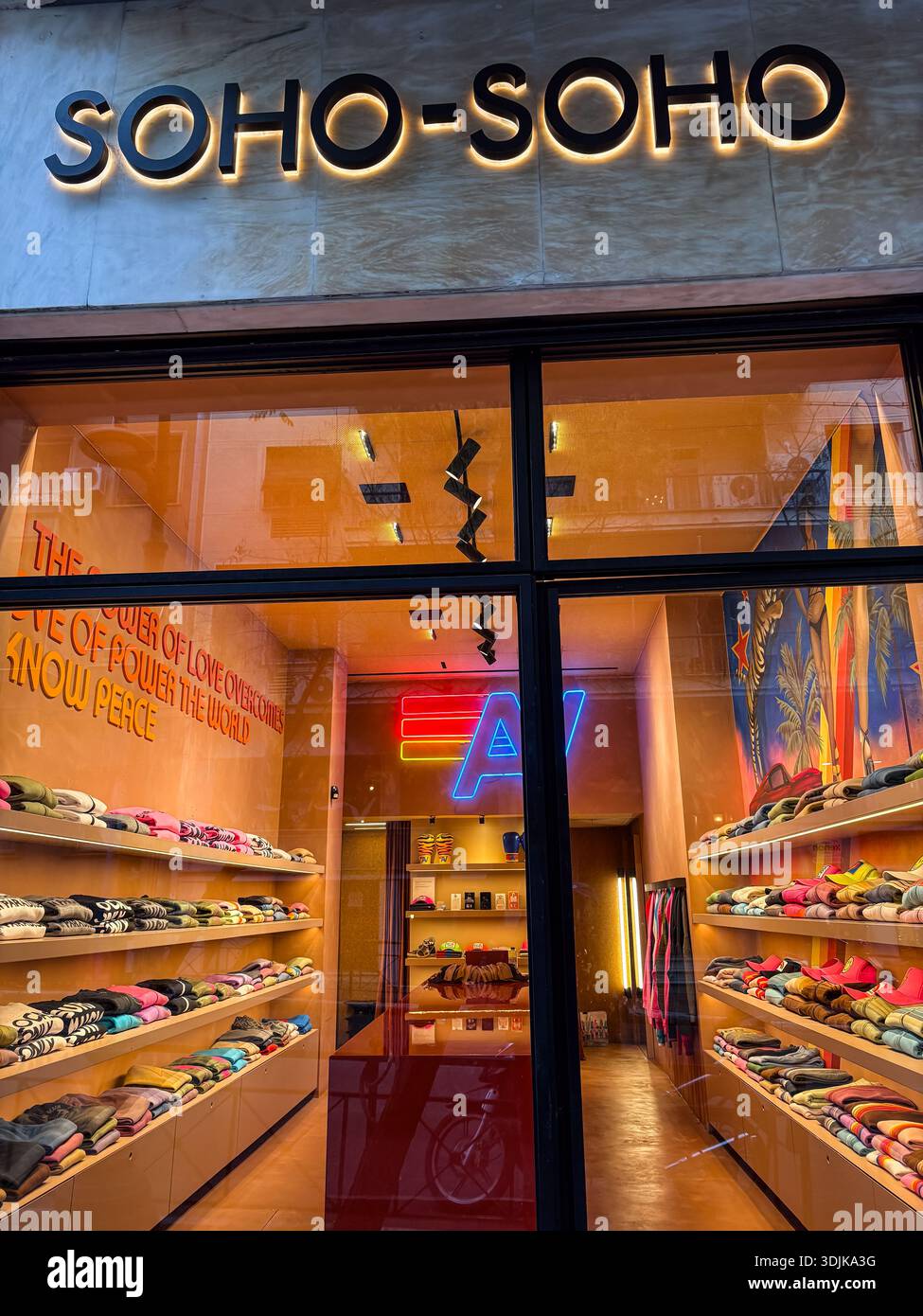 SOHO-SOHO store, Kolonaki, Athens. Retail boutique window display ...