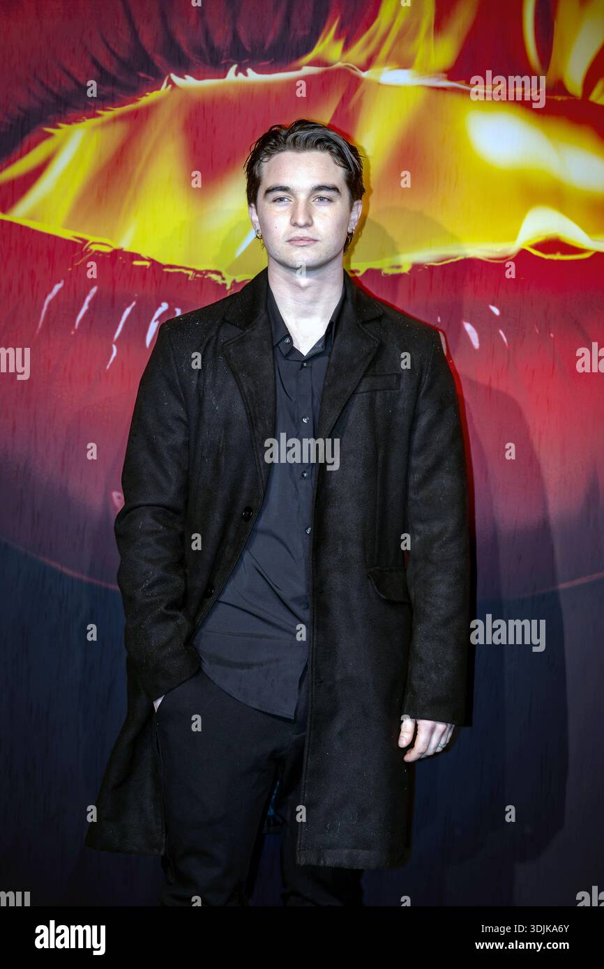 1/19/2026 Luca Varone attends the premiere of FX's new international ...