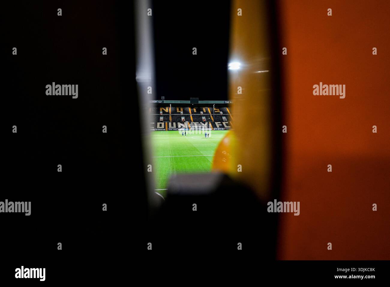 A general view of the pitch and stands ahead of the Sky Bet League Two ...