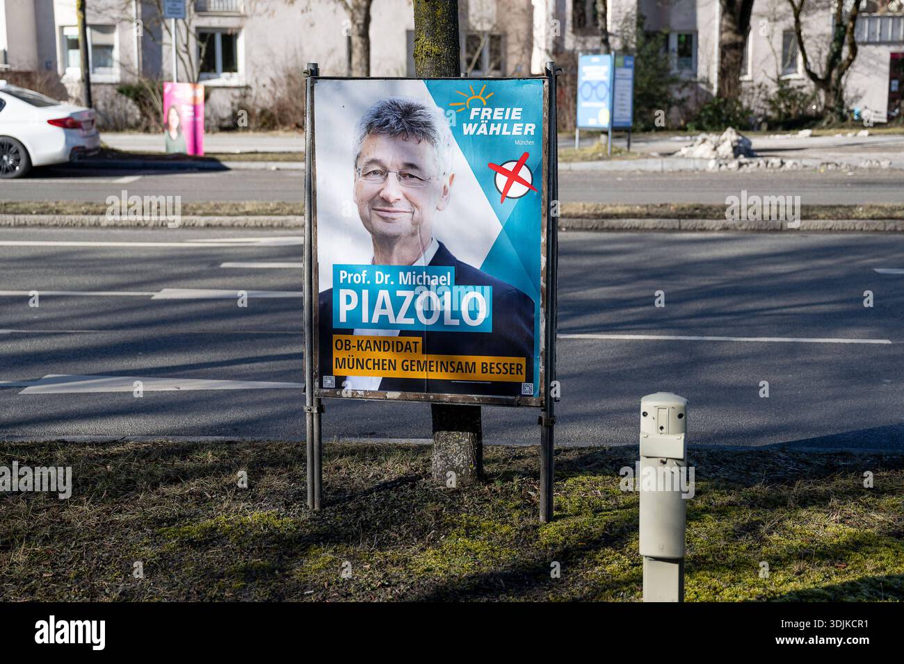 Muenchen GER, Themenbild, Wahlplakate zur Kommunalwahl in Bayern 2026 ...