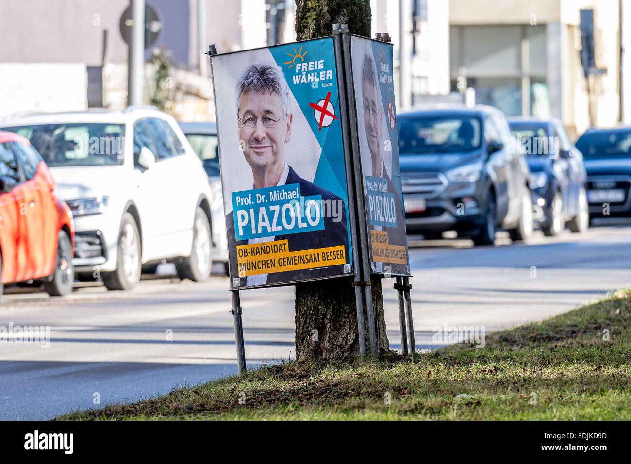 Muenchen GER, Themenbild, Wahlplakate zur Kommunalwahl in Bayern 2026 ...