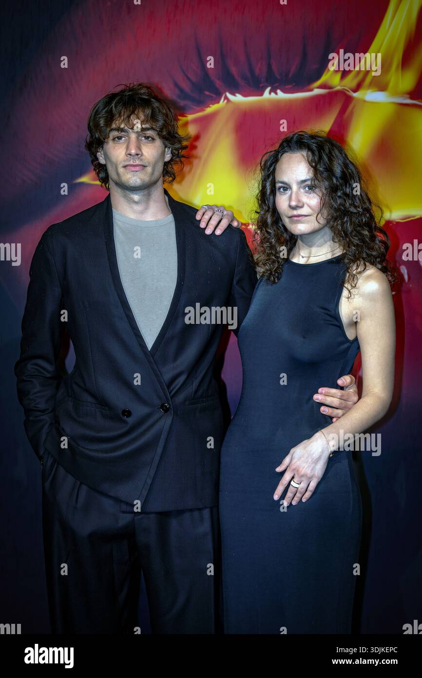 1/19/2026 Alberto Dino Rossi and Giorgia Gambuzza attend the premiere ...