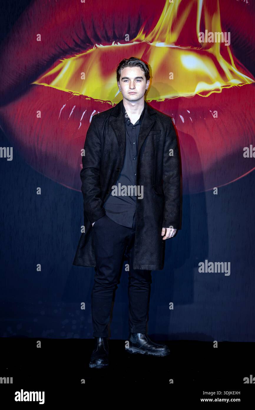 1/19/2026 Luca Varone attends the premiere of FX's new international ...