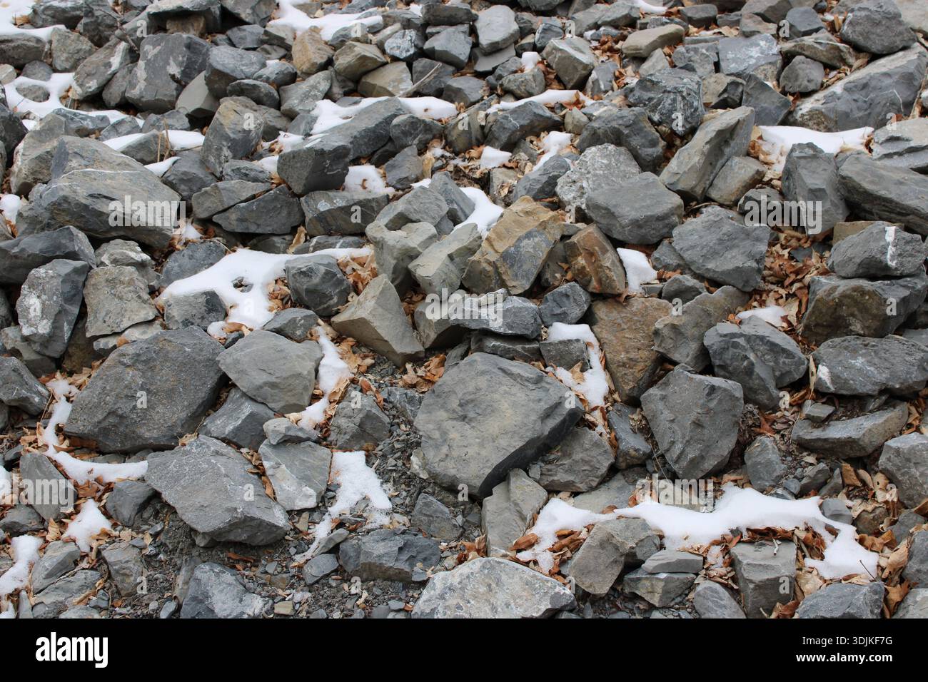 Frost Wedging Rocks