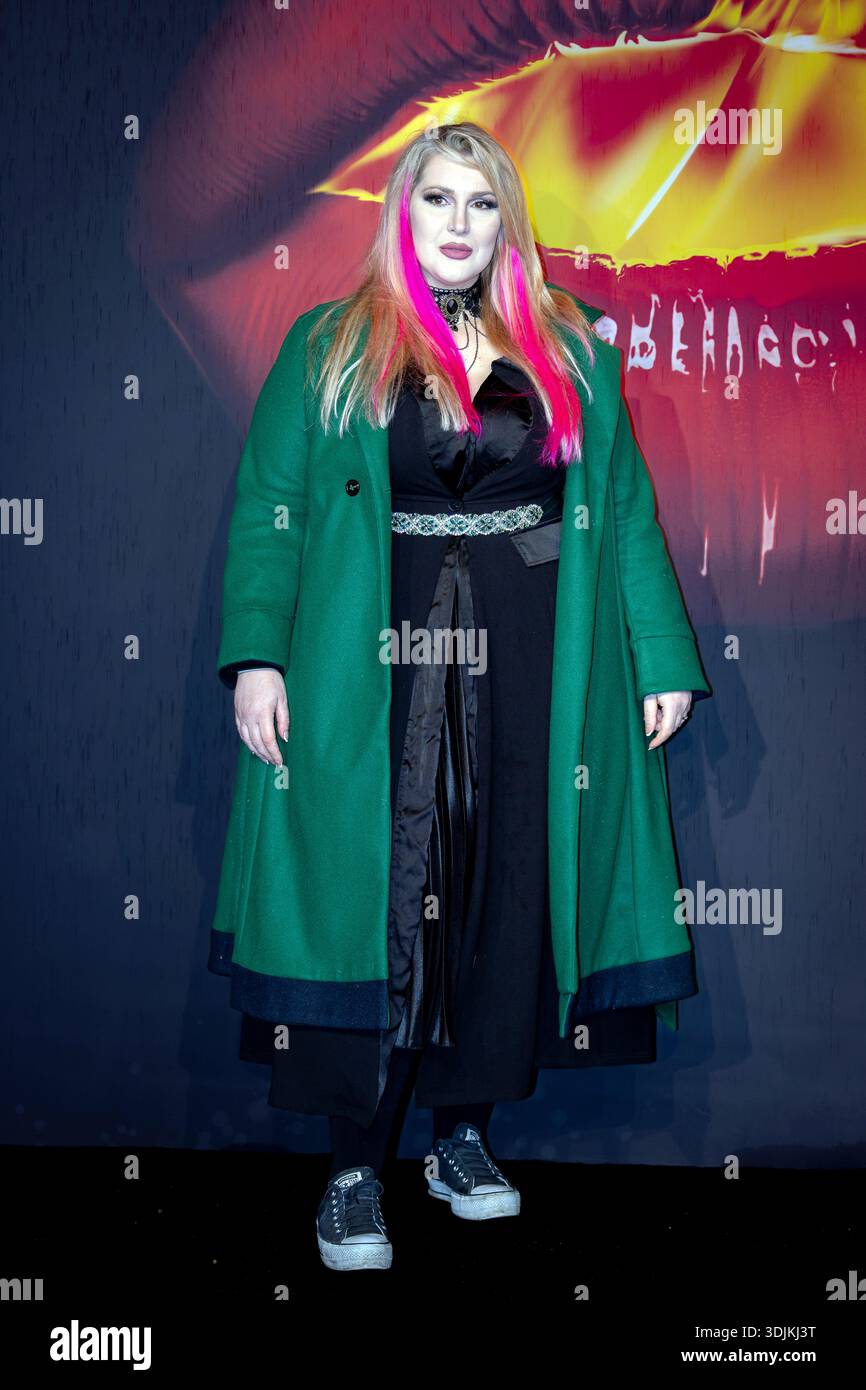 1/19/2026 Sabrina D'Alonzo attends the premiere of FX's new ...