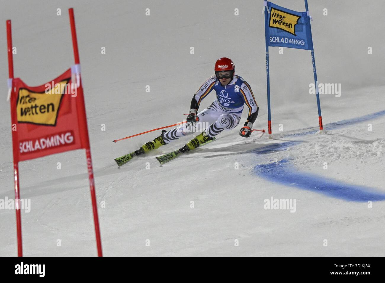 SCHLADMING, AUSTRIA - JANUARY 27: Fabian Gratz of Germany in action ...