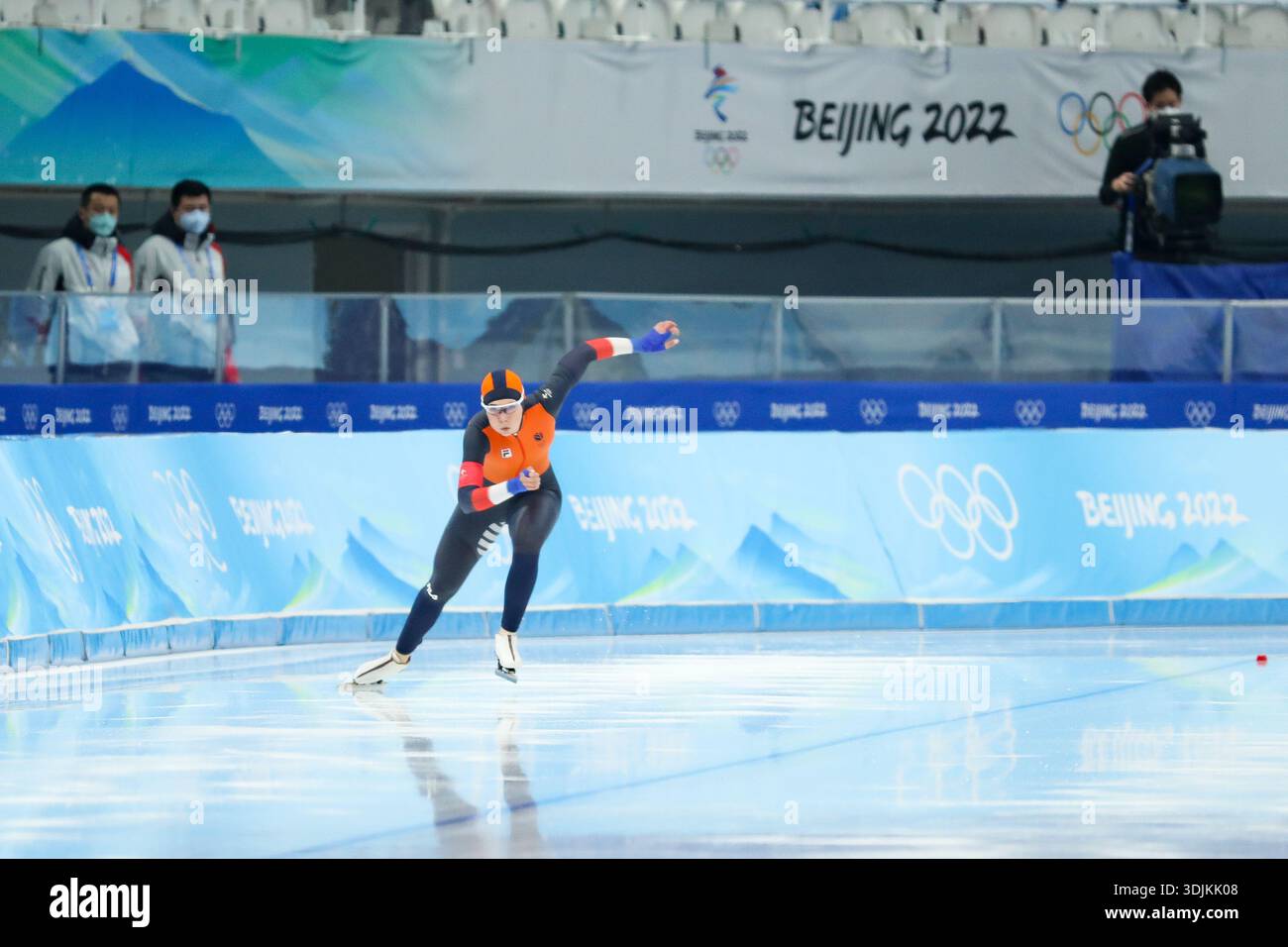 FEB 13, 2022 - Beijing, China: Jutta Leerdam of Netherlands in the ...
