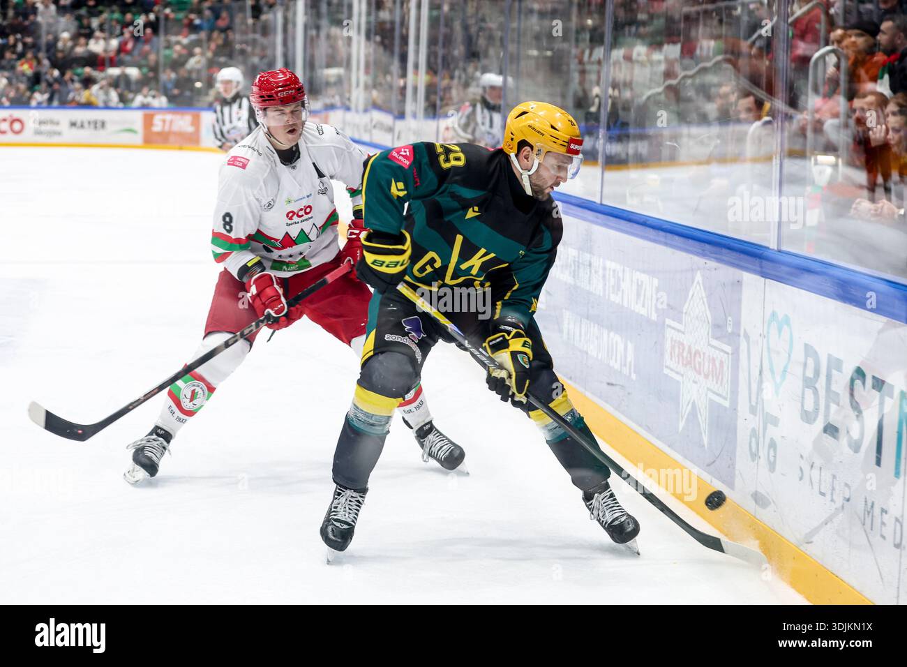 27.01.2026, Sosnowiec Mecz Tauron Hokej Liga sezon 2025/26 ECB Zaglebie ...