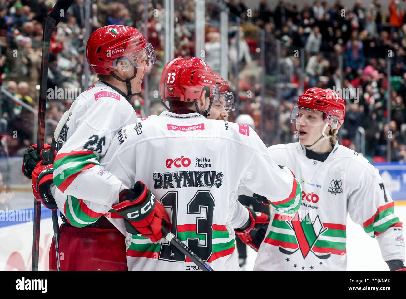 27.01.2026, Sosnowiec Mecz Tauron Hokej Liga sezon 2025/26 ECB Zaglebie ...