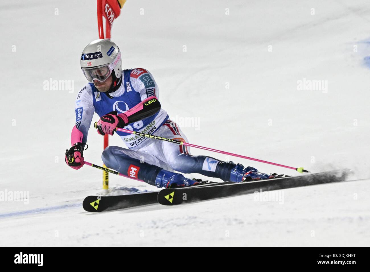 SCHLADMING, AUSTRIA - JANUARY 27: Eirik Hystad Solberg of Norway in ...