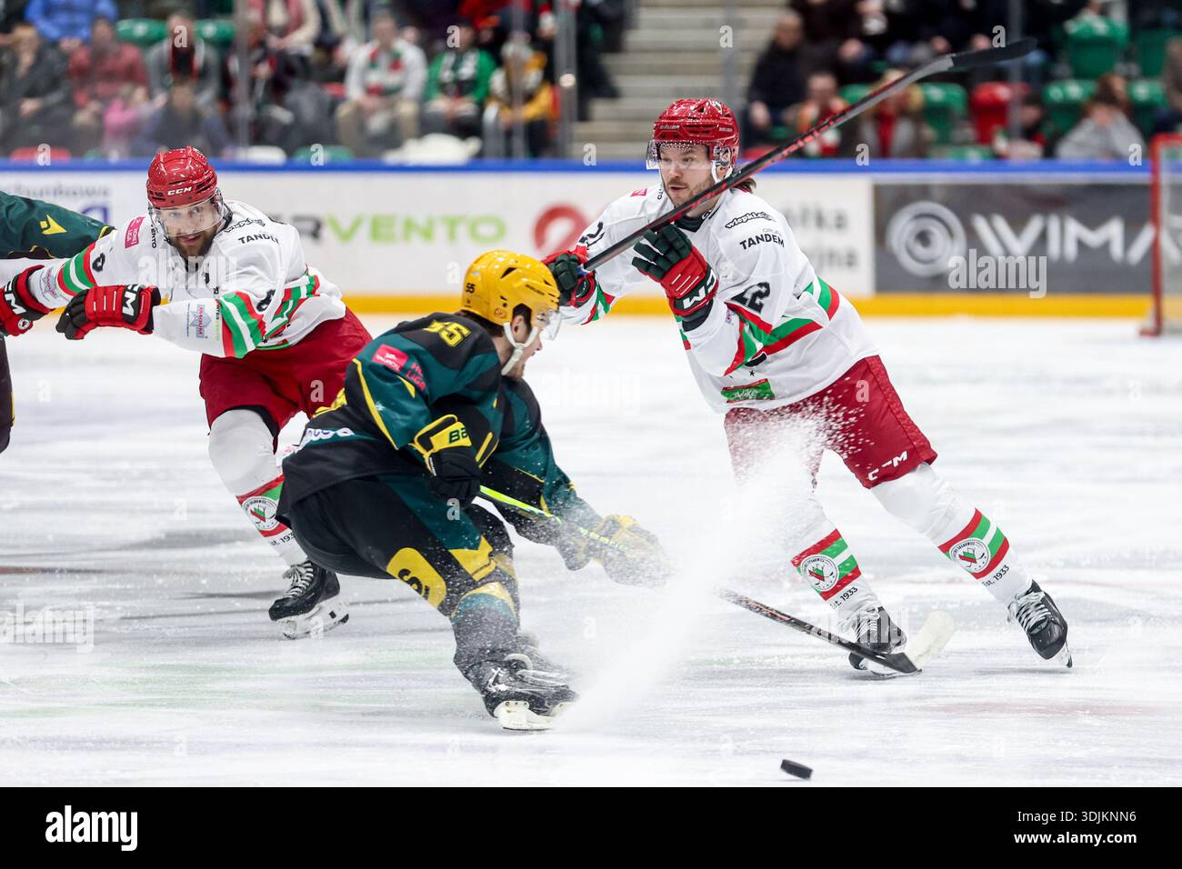 27.01.2026, Sosnowiec Mecz Tauron Hokej Liga sezon 2025/26 ECB Zaglebie ...