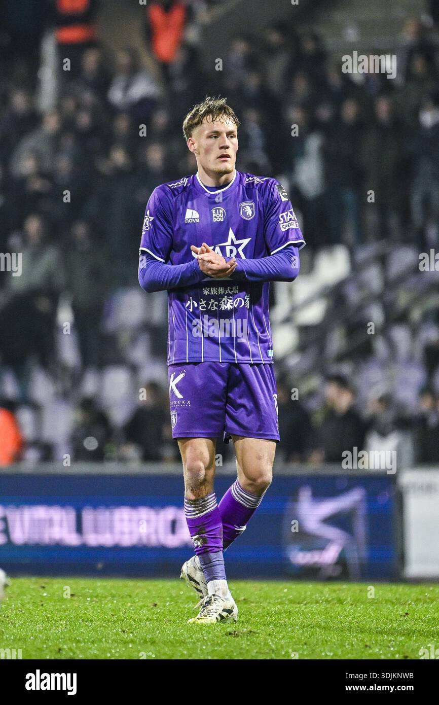 Beerschot's Axl Van Himbeeck pictured during a soccer game between ...