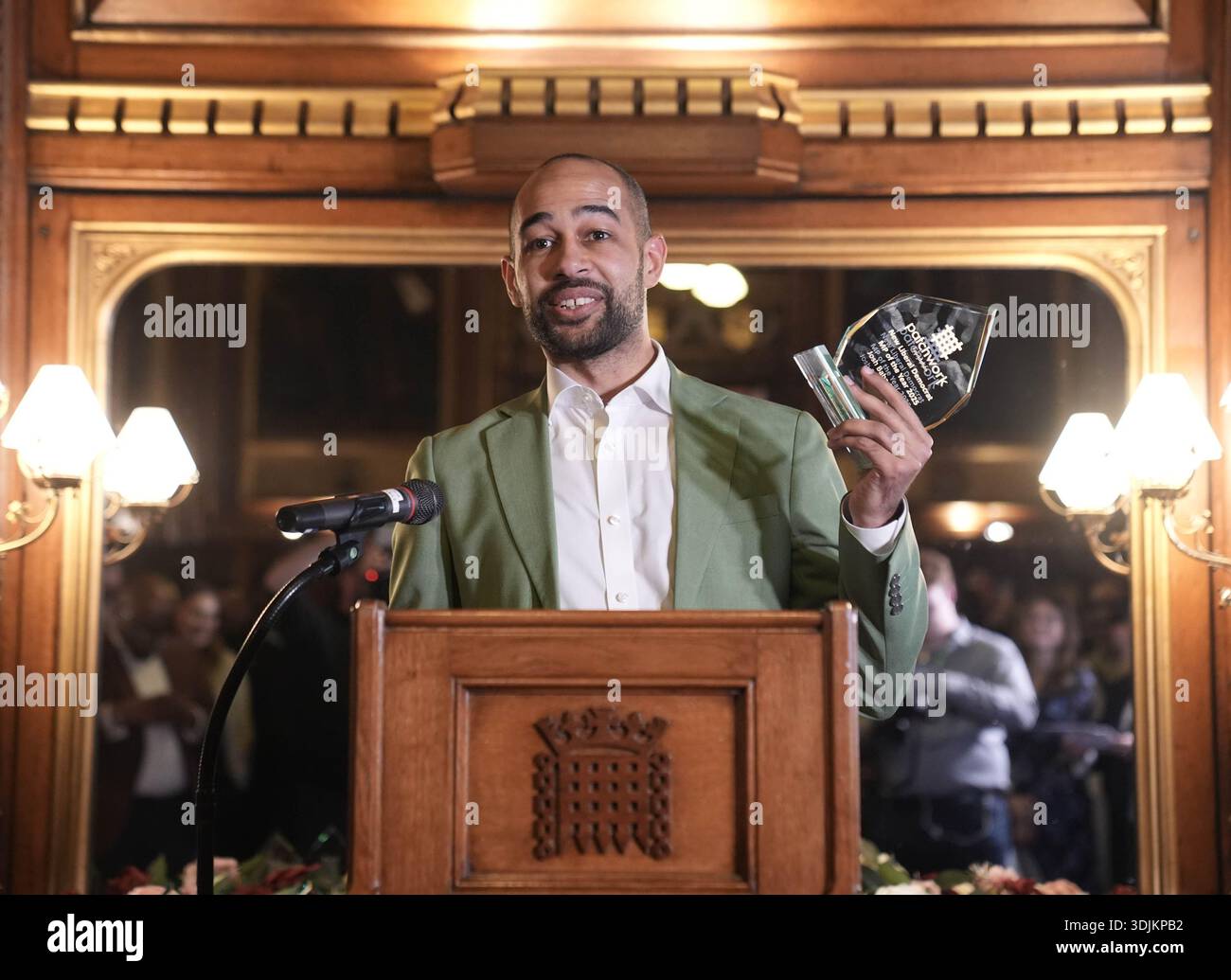Josh Babarinde with his New Liberal Democrat MP of the Year Award at ...