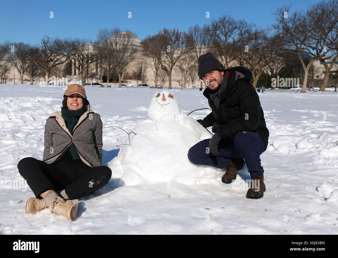 Maria Jose Ibarra and her husband Daniel Dorado, pose for photograph ...