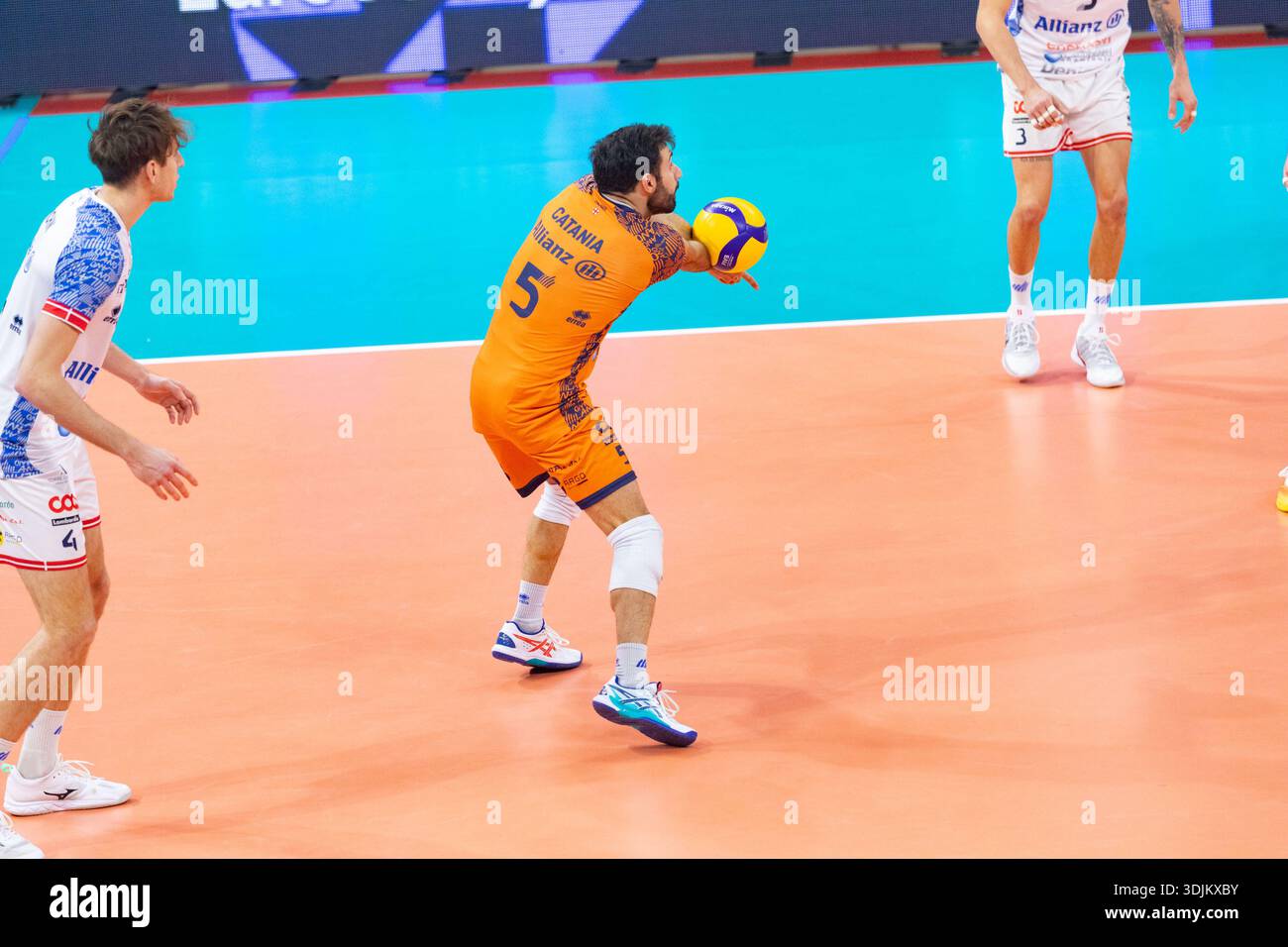 CATANIA Damiano, Allianz Milano during Allianz Milano vs Crvena Zvezda ...