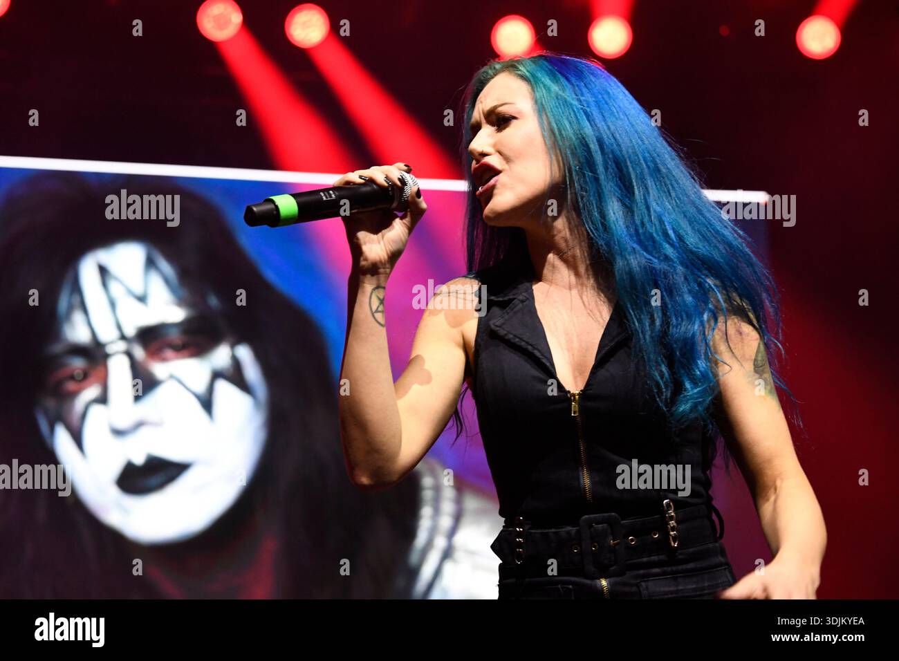 January 23, 2026, Anaheim, Ca, USA: Alissa White-Gluz performs at JAMM ...