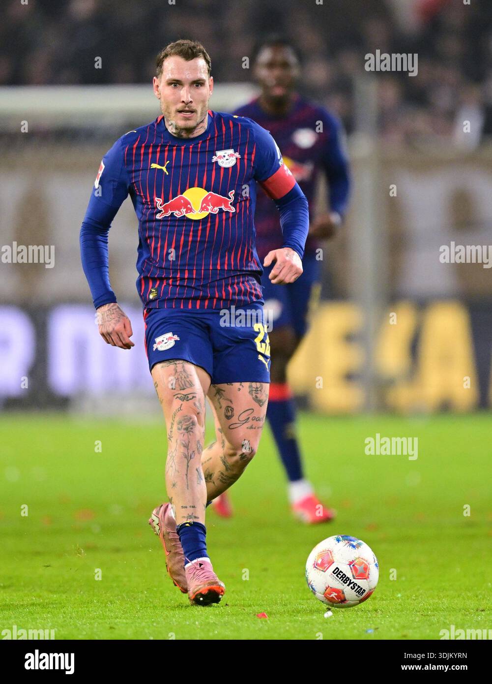 David Raum (Leipzig) Hamburg, January 27, 2026, Football, Bundesliga ...