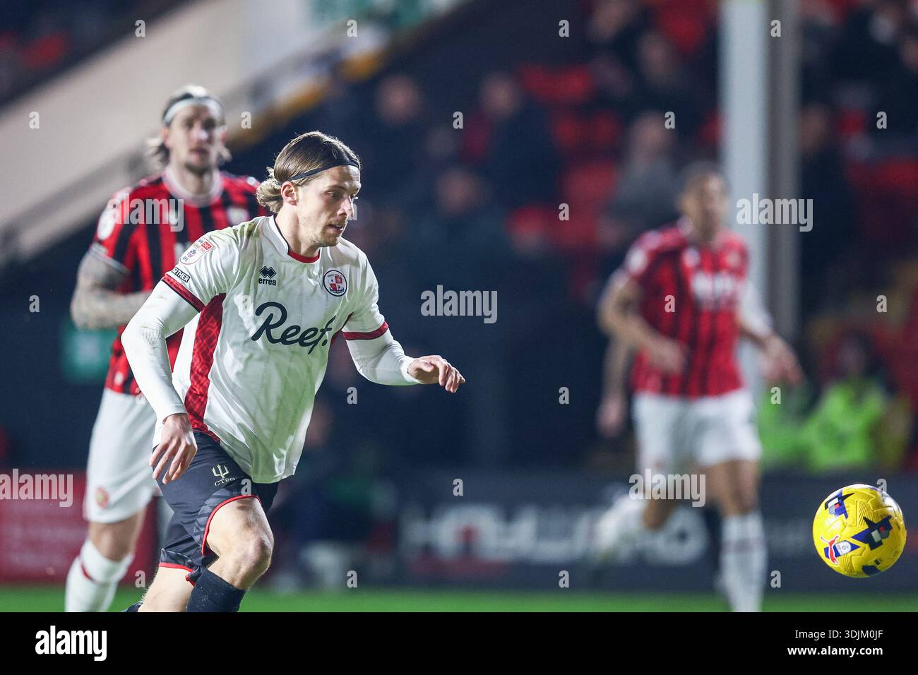 99, Danilo Orsi of Crawley Town in attacking action during the Sky Bet ...