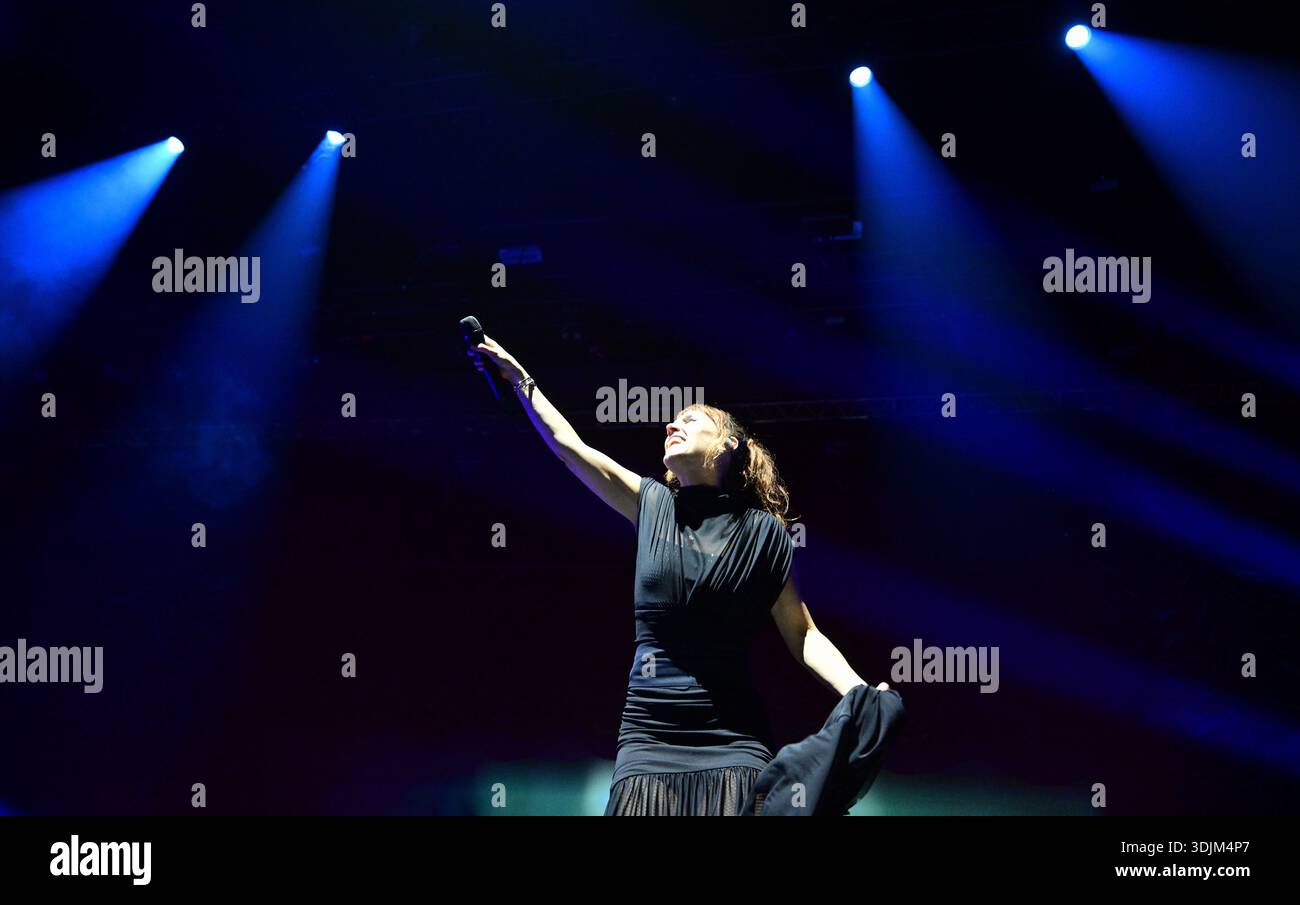Concert of French singer Zaz in Prague, Czech Republic, 27 January 2026 ...