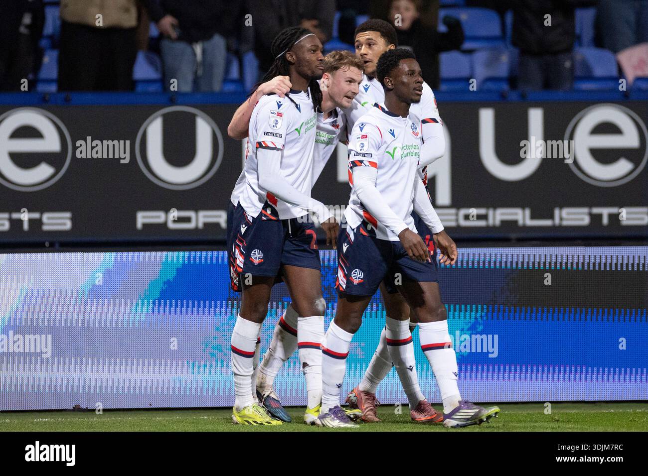 Goal 2-1 Sam Dalby #10 of Bolton Wanderers F.C celebrates his goal ...
