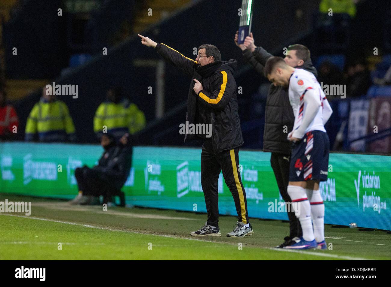 Burton Albion F.C. manager Gary Bowyer gesticulates during the Sky Bet ...