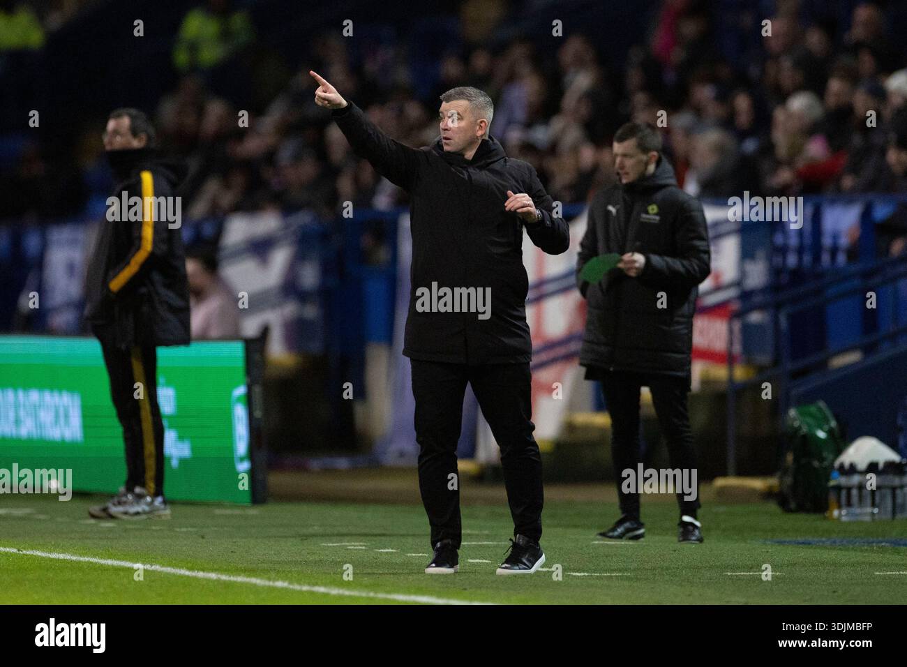 Bolton Wanderers F.C manager, Steven Schumacher gesticulates during the ...