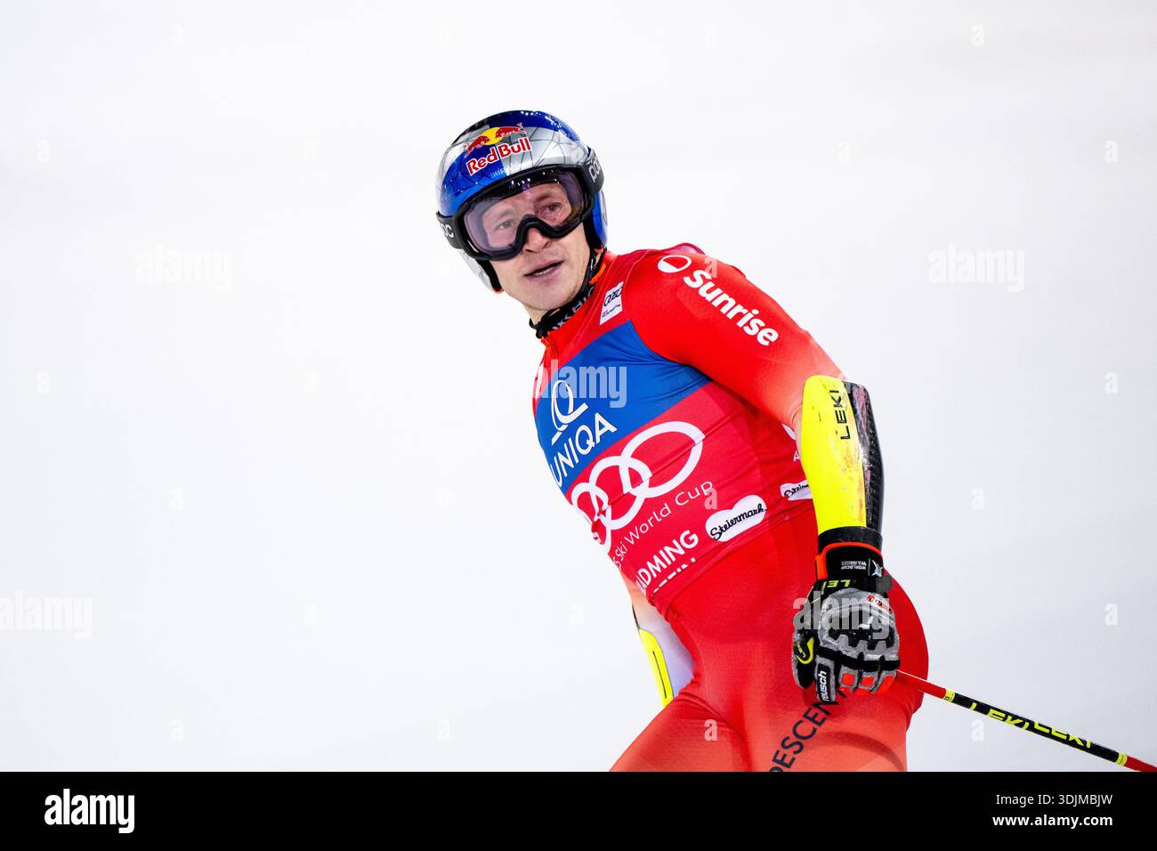 ODERMATT Marco (Switzerland) at the finish line, AUT, FIS Audi Ski ...