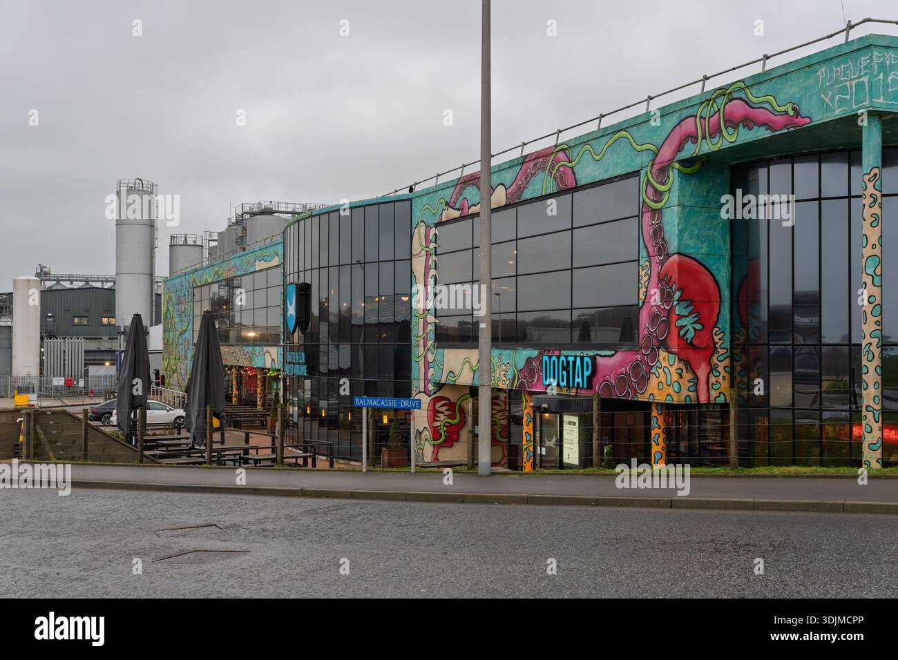 BrewDog's distinctive Headquarters and Overworks Distillery in Ellon ...