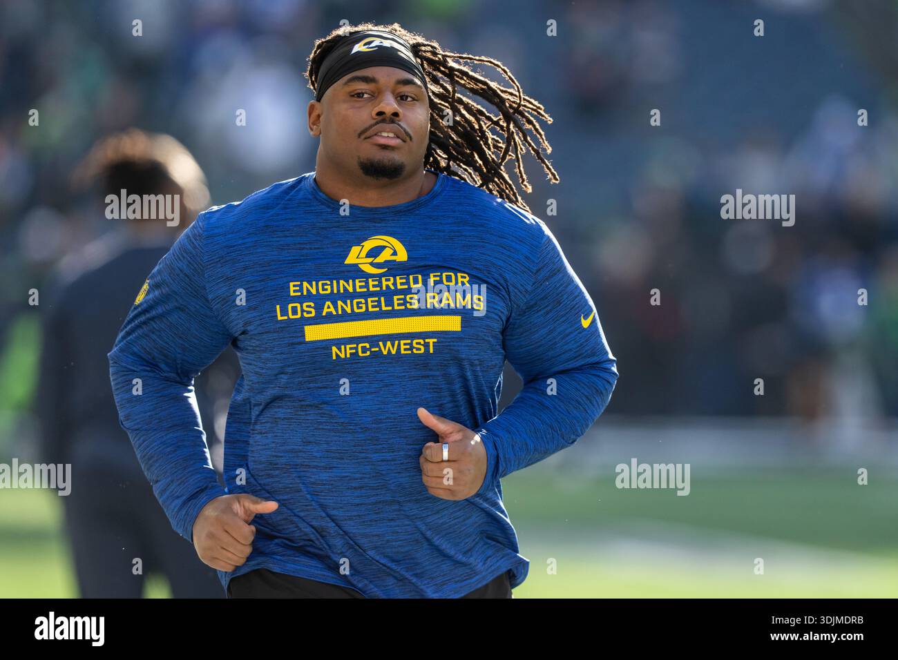 Los Angeles Rams defensive lineman Ty Hamilton is pictured before the ...
